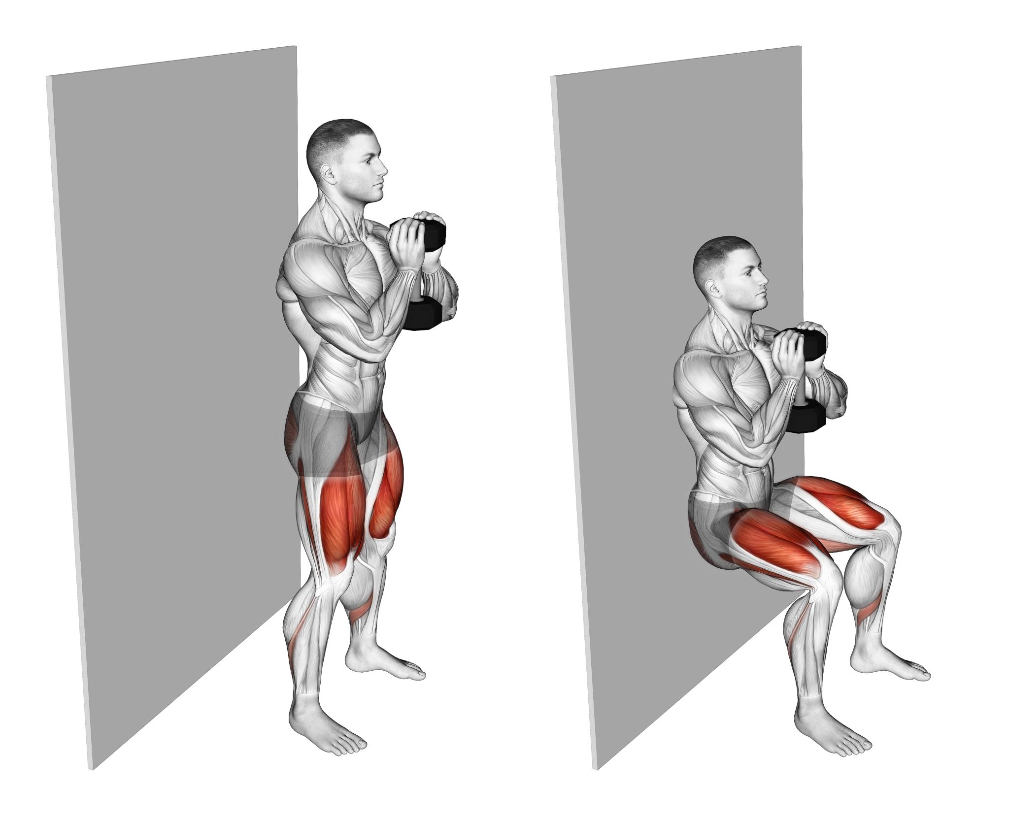 6 Best Wall Sit Variations (with Pictures!) - Inspire US