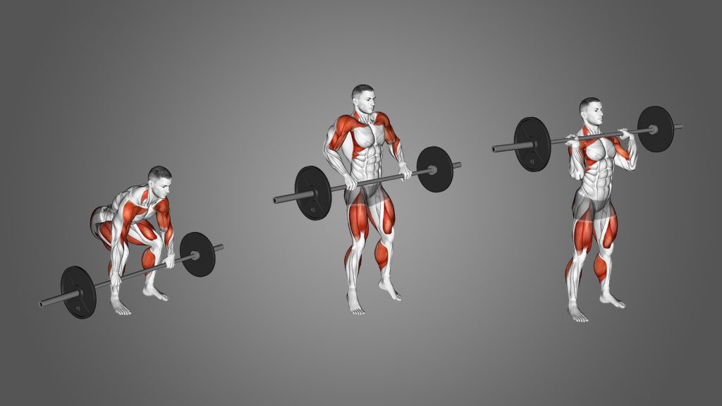Power Clean Lift Exercise