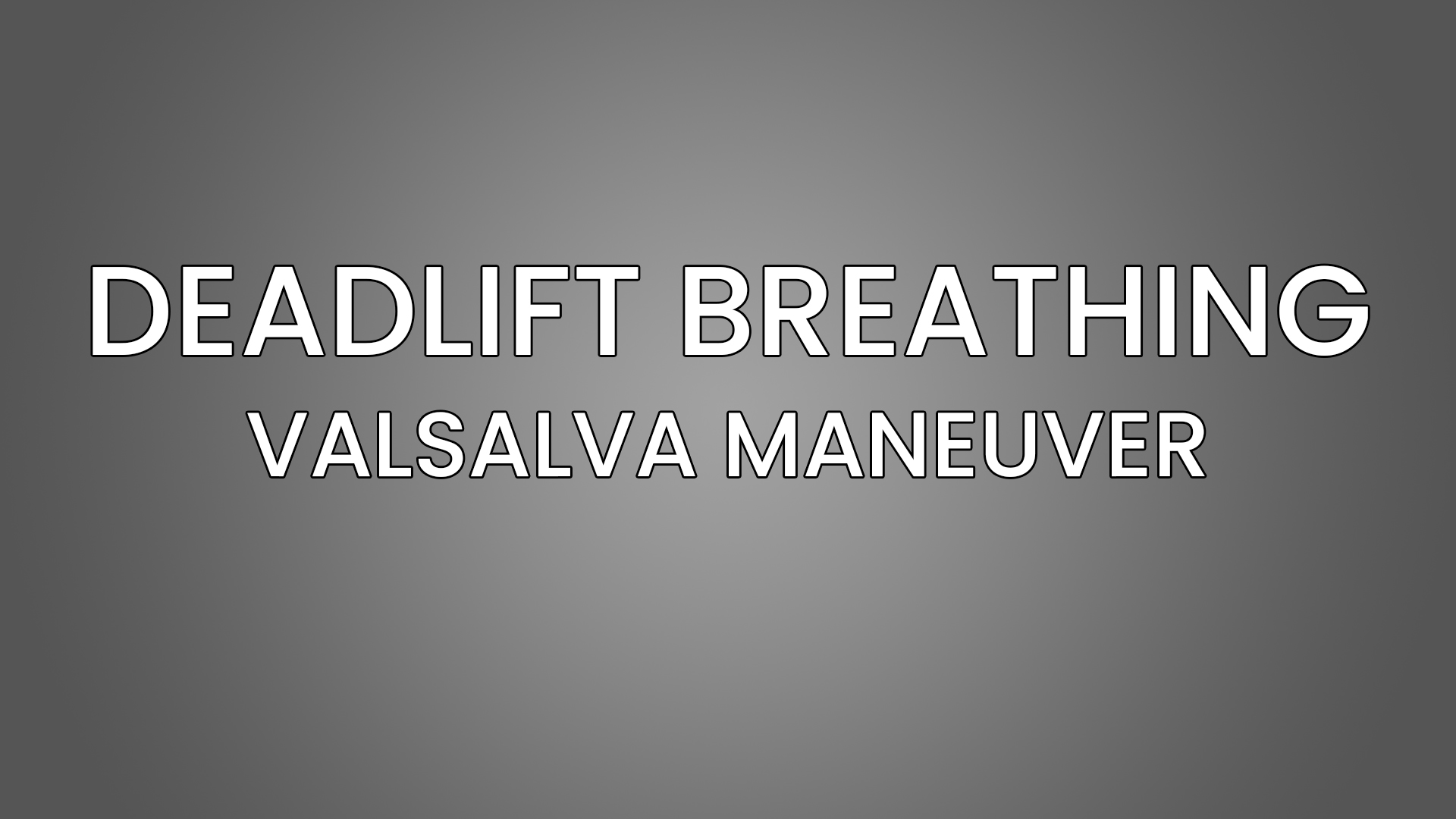Deadlift Breathing: Importance of Valsalva Maneuver - Inspire US
